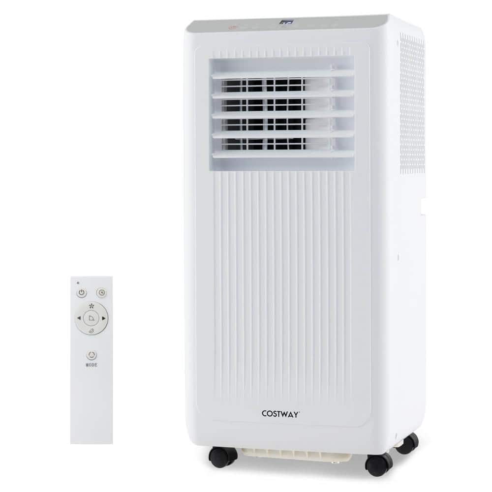 Costway 6500 (DOE) BTU Portable Air Conditioner 350 sq. ft. with ...