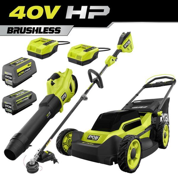 Ryobi 20 in 40 volt lawn mower store