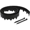 20 ft. Black Pound-In Landscape Trim with Bonus Anchor Stakes, 4.5 in ...