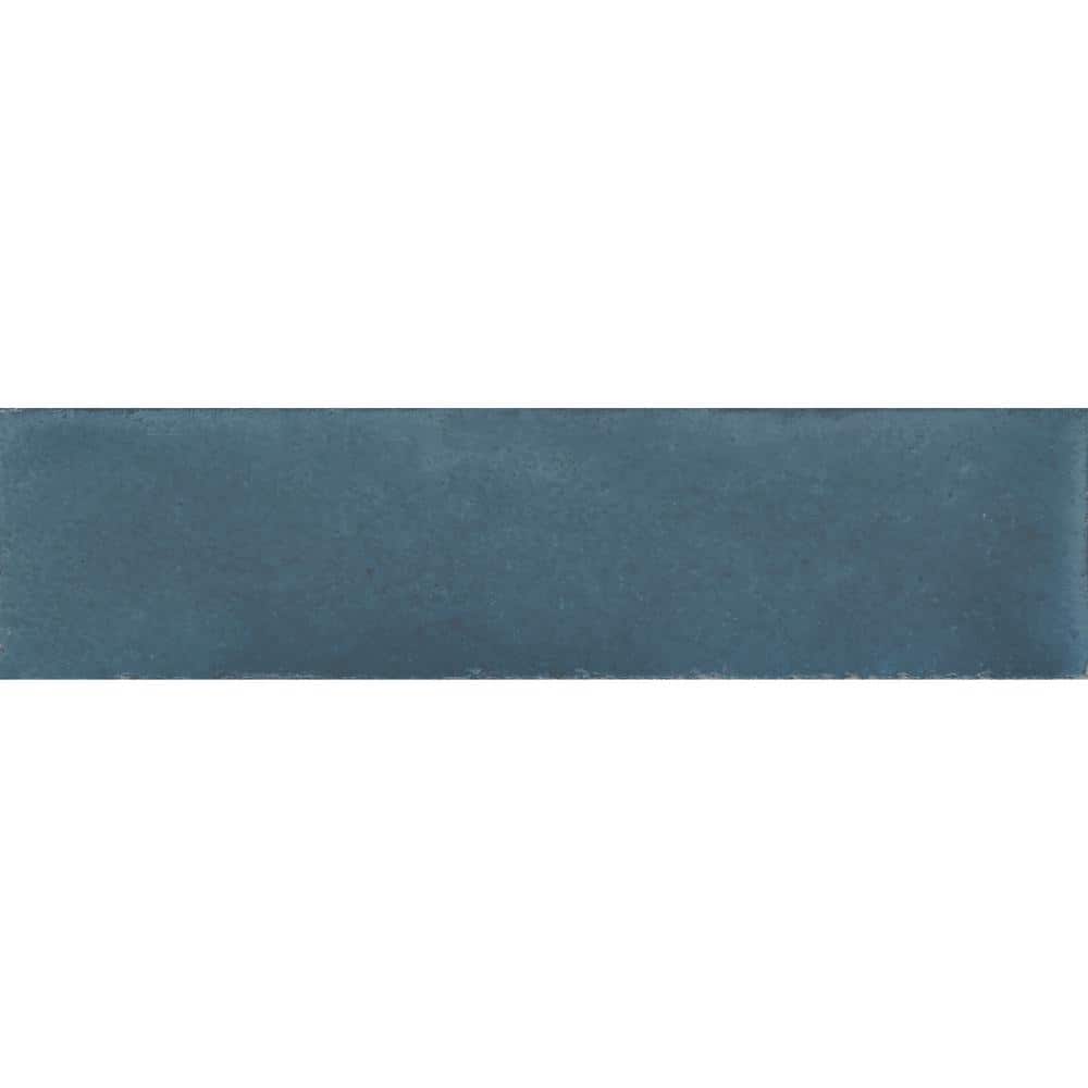 Daltile Scrapbook Keepsake Blue 2 in. x 4 in. Glazed Porcelain Floor ...