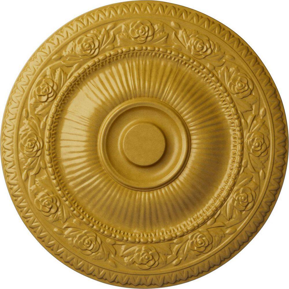 Ekena Millwork 24-1/4 in. x 2 in. Neuveau Urethane Ceiling Medallion ...
