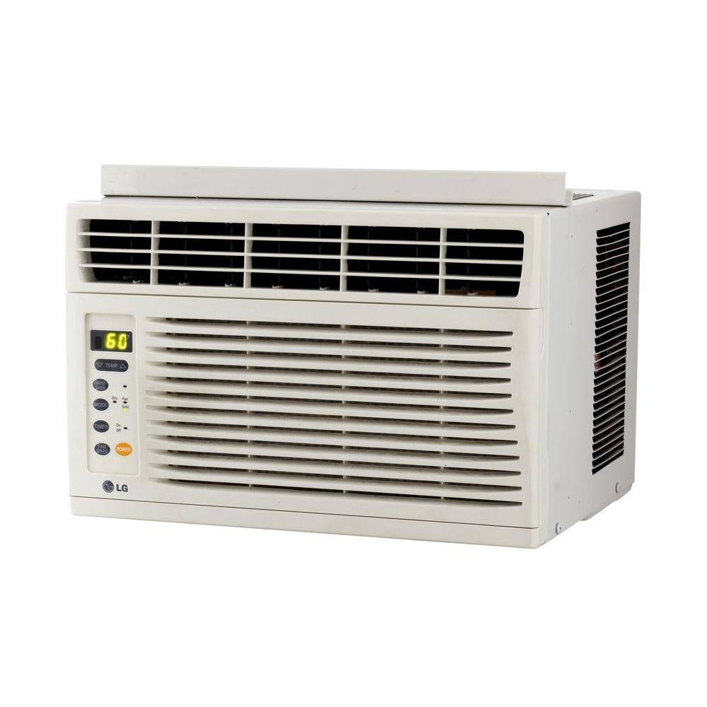 LG 6,500 BTU Window Air Conditioner with Remote LW6511R - The Home Depot