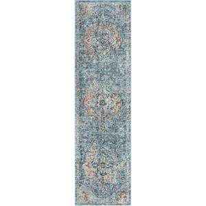 Tayse Rugs Wakefield Oriental Gray 8 ft. Round Indoor Area Rug WFL4109 ...