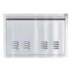 Sunstone Aruba 30 in. Stainless Steel 2-Doors Vented Access Door Unit ...