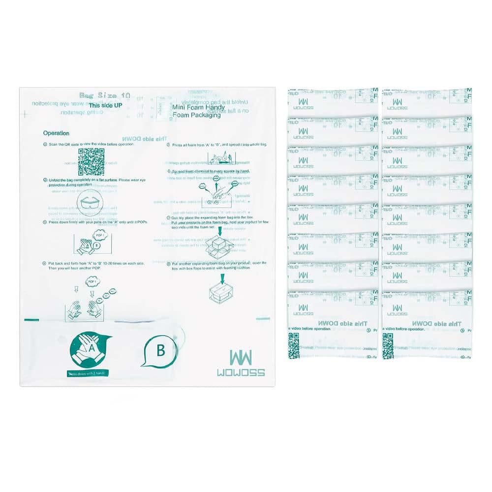 N/A 16 x 14 Expanding Packing Foam Bags for Fragile Items Secure ...