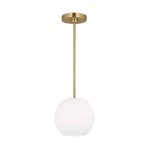 Generation Lighting Rory 8.375 in. 1-Light Satin Bronze Pendant Light ...