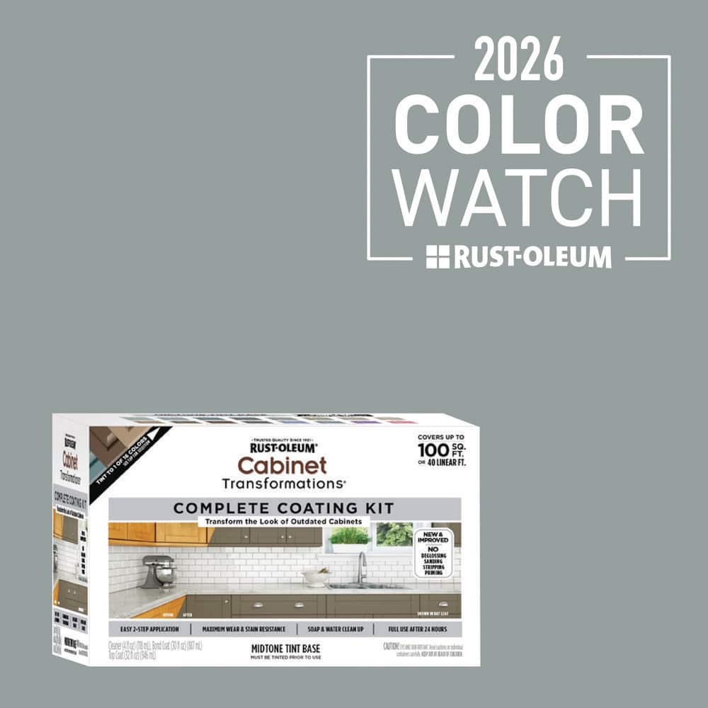 Rust-Oleum Transformations 1 qt. Satin Seaside Interior Cabinet Paint ...