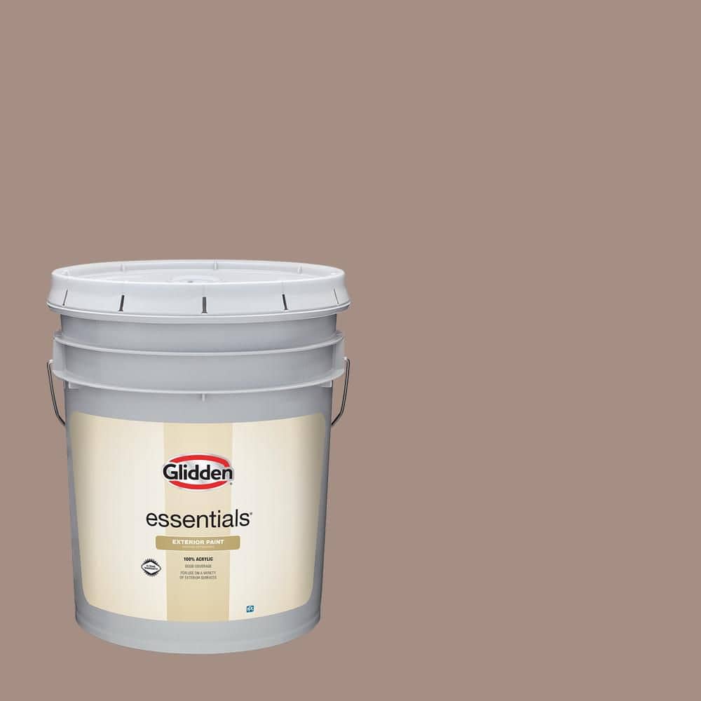 Glidden Essentials 5 gal. PPG1073-5 Tanglewood Satin Exterior Paint ...