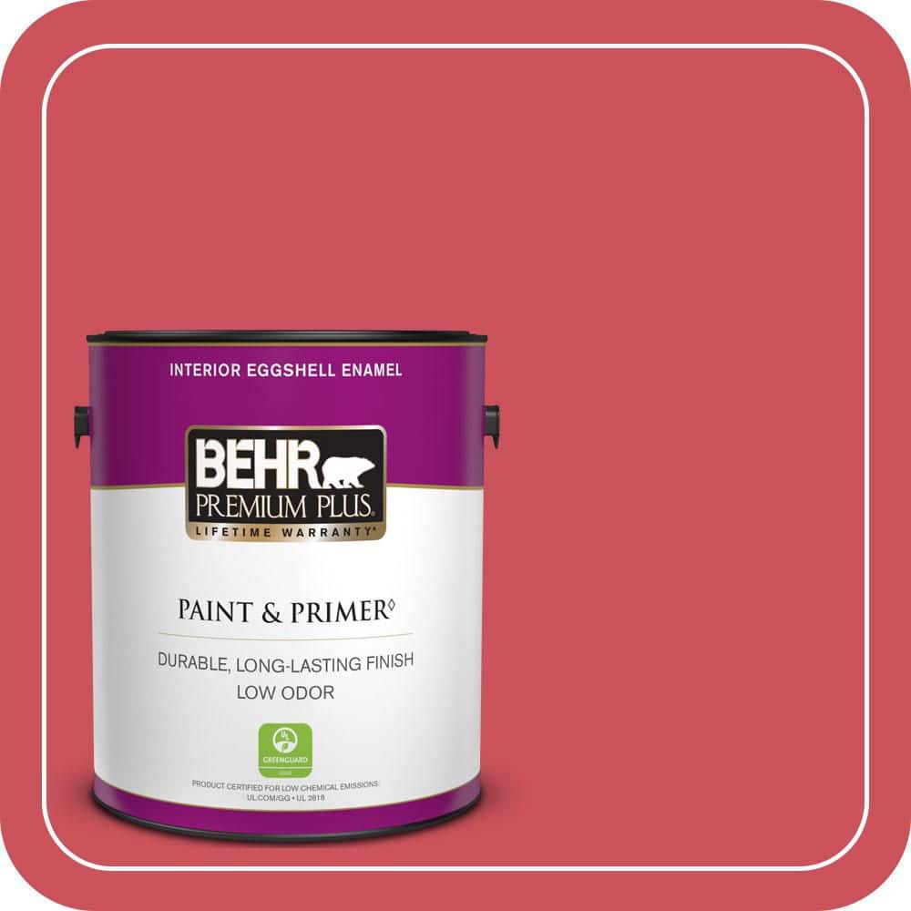 BEHR PREMIUM PLUS 1 gal. #T15-14 Super Hero Eggshell Enamel Low Odor ...