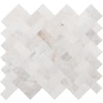 Daltile Xpress Mosaix Groutless Daphne White Honed 11 in. x 12 in ...