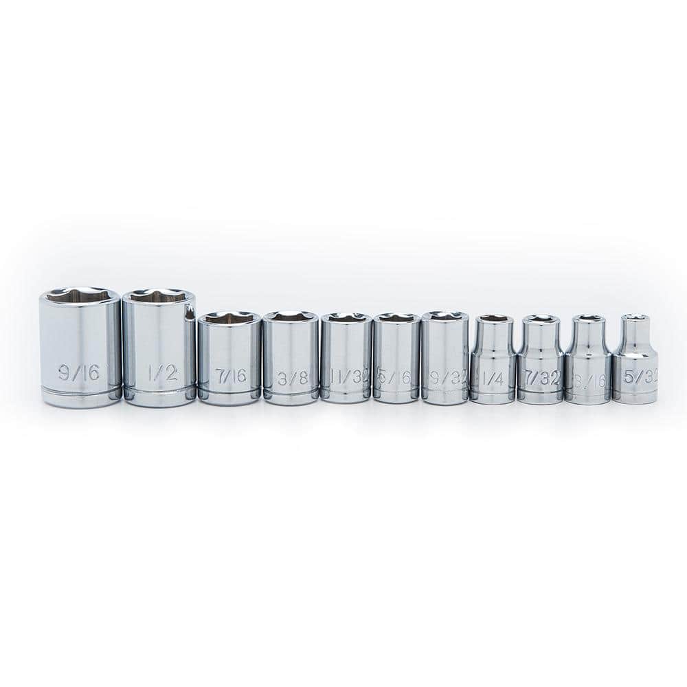 Buy 1/4 in. and 3/8 in. Stubby Ratchet and Socket Set (46-Piece) Online ...