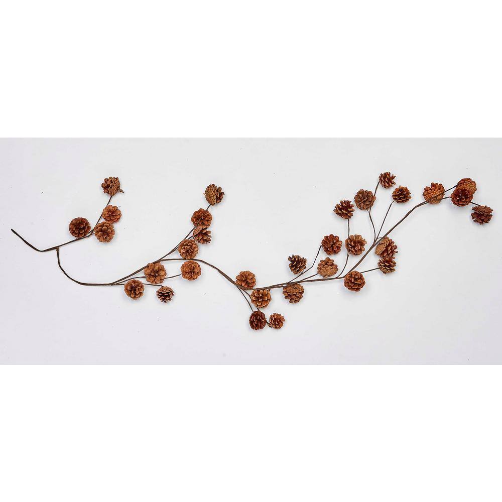 4.25 ft. Pine Cone Garland 7152 - The Home Depot