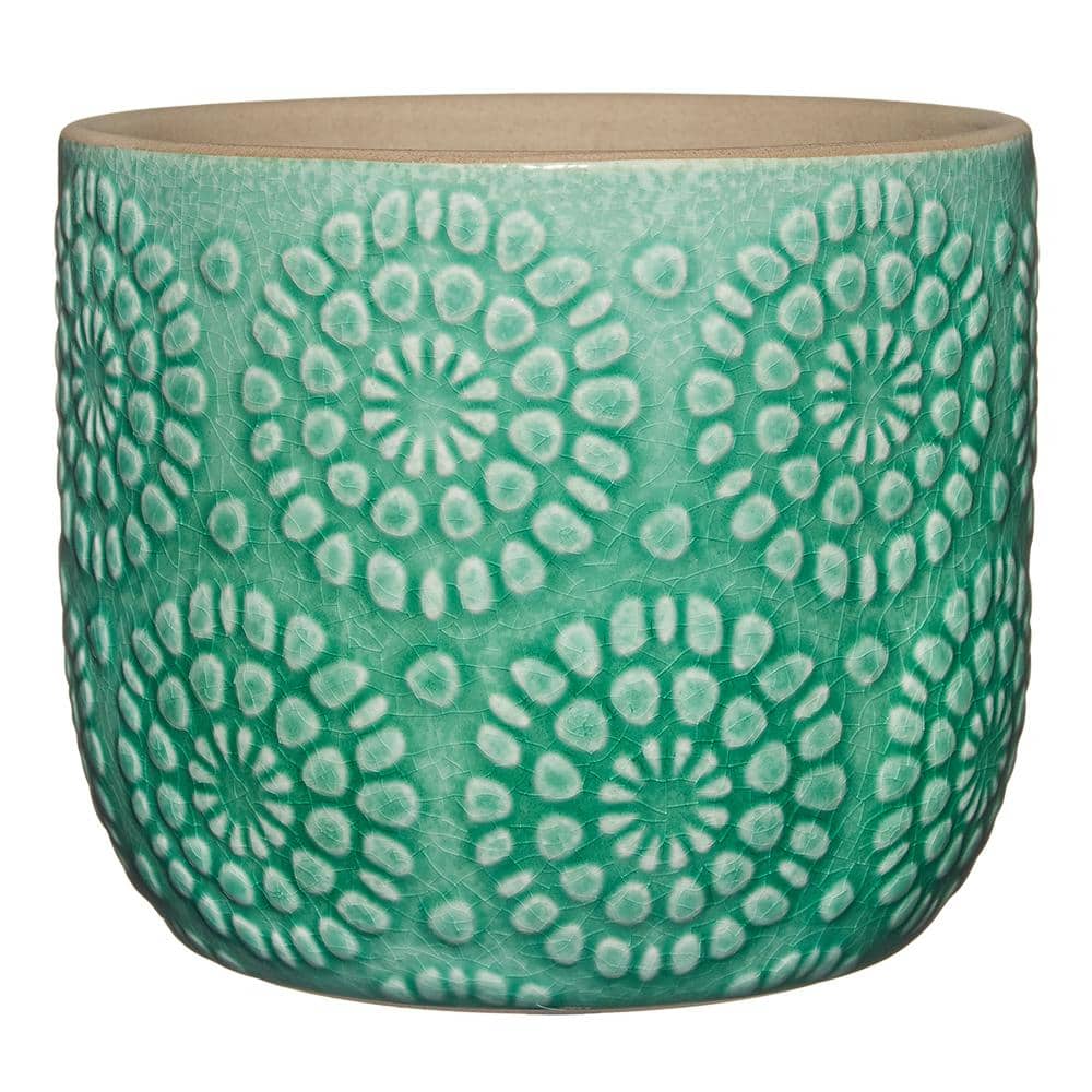 Reviews for CHG CLASSIC HOME & GARDEN Bellisima Small Green Ceramic ...