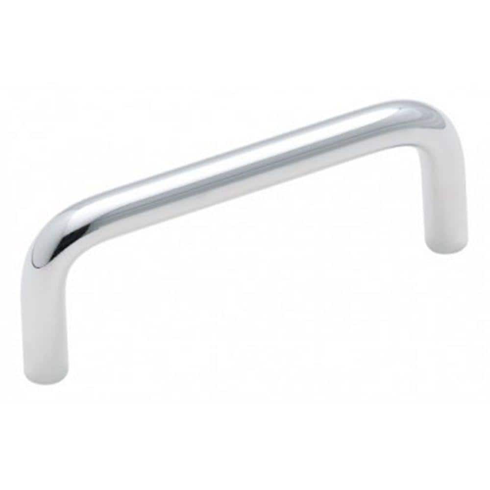 Amerock Wire Pulls 3 in. (76mm) Modern Polished Chrome Arch Cabinet Pull BP865CS26 - The Home Depot