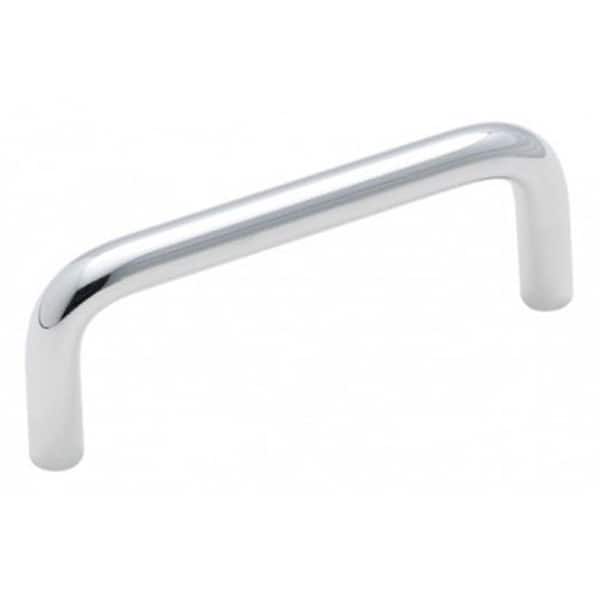 Amerock Wire Pulls 3 in. (76 mm) Modern Brushed Chrome Arch Cabinet Pull BP865CS26D - The Home Depot
