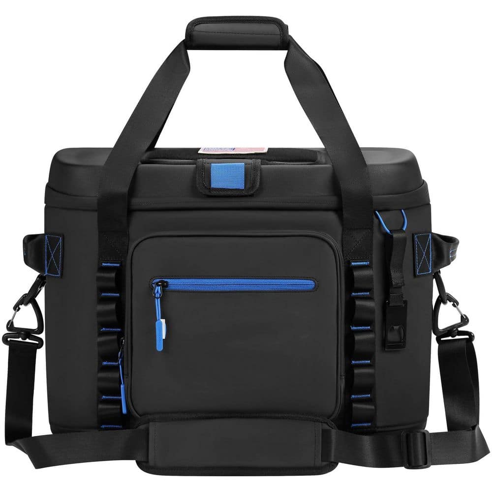 MOEPISY 48 qt. Large Soft Cooler Bag Hard Lid and Base Portable Beach ...