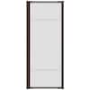 Weather Star 36 in. x 78 in. Brisa Brown Short Retractable Screen Door ...