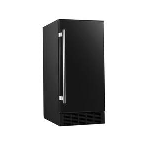 EdgeStar 15 in. Wide 20 lbs. Built-In Ice Maker in Stainless Steel and ...