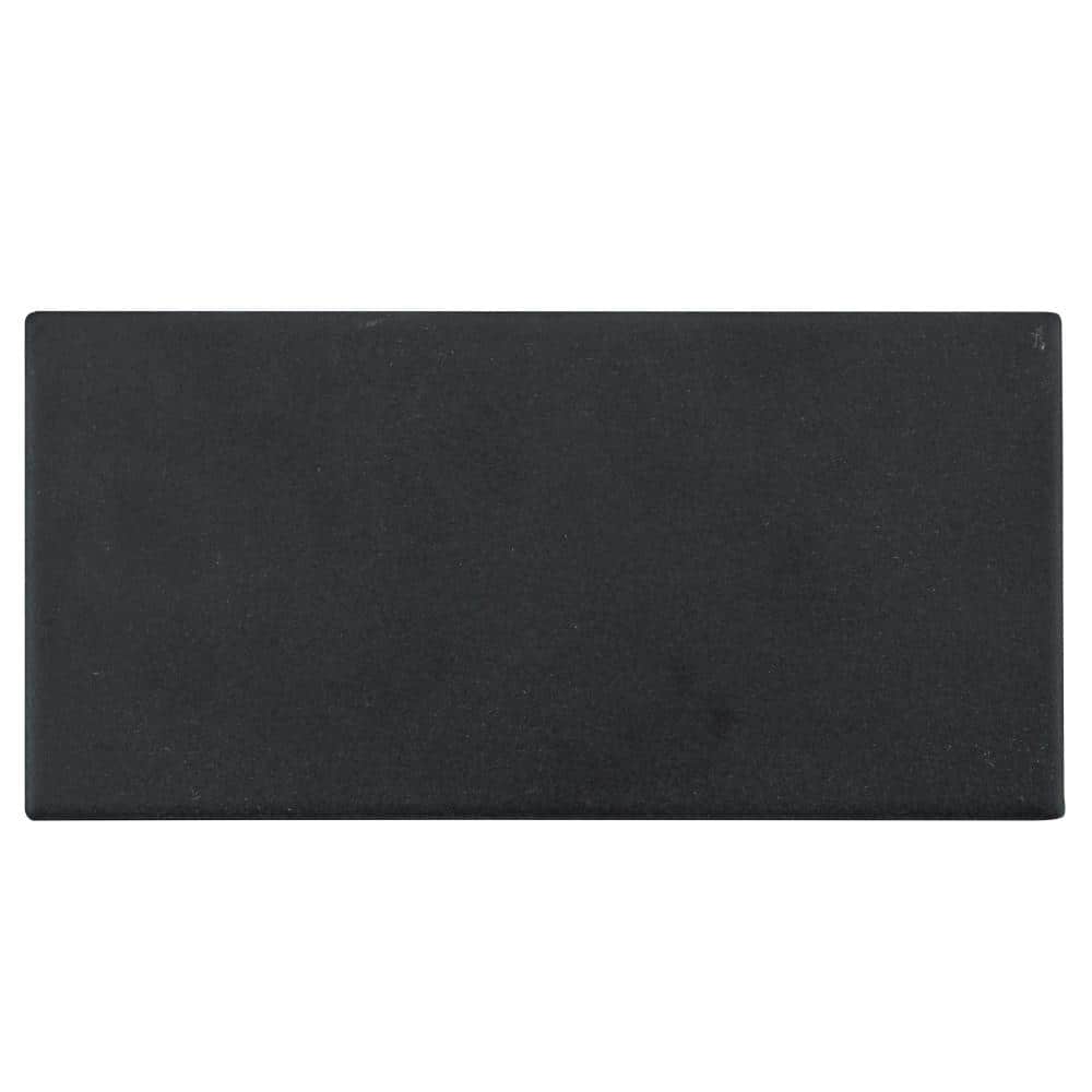 Merola Tile Piscina Brick Matte Nero 4-7/8 in. x 9-5/8 in. Porcelain ...