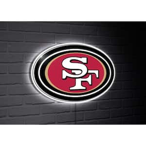 Evergreen San Francisco 49ers Helmet 19 in. x 15 in. Plug-in LED ...