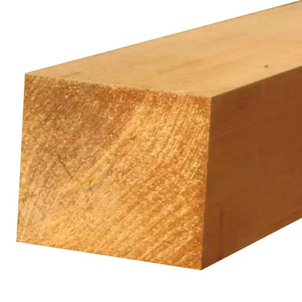 4 in. x 4 in. x 8 ft. #2 Pressure-Treated Timber 256276 - The Home Depot
