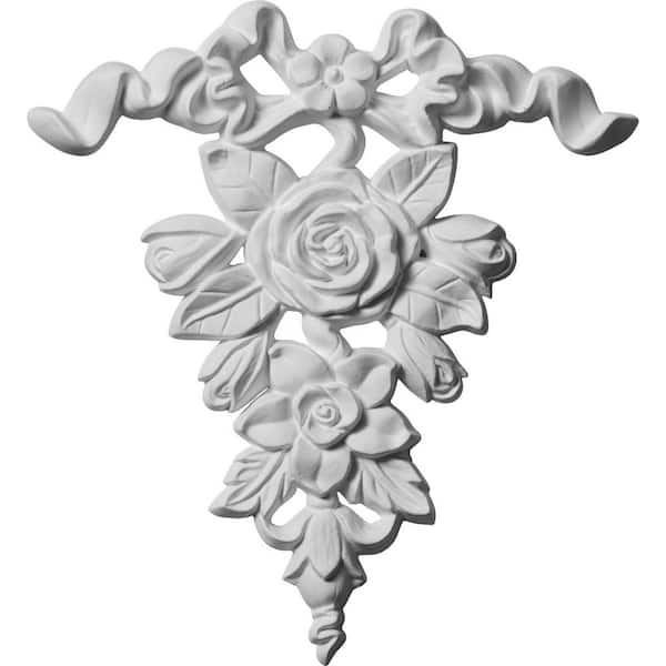 Ekena Millwork 3/4 in. x 8-1/2 in. x 9 in. Polyurethane Versailles ...