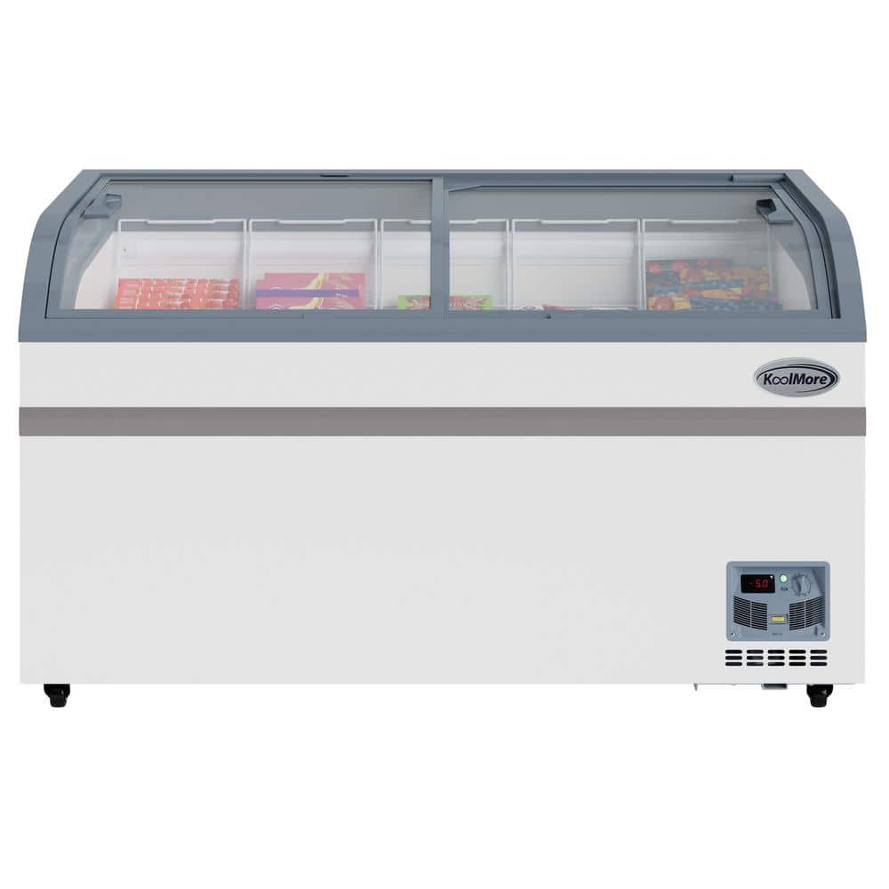 Koolmore 58 in. with 14 cu. ft. Capacity Manual Defrost Island Chest ...