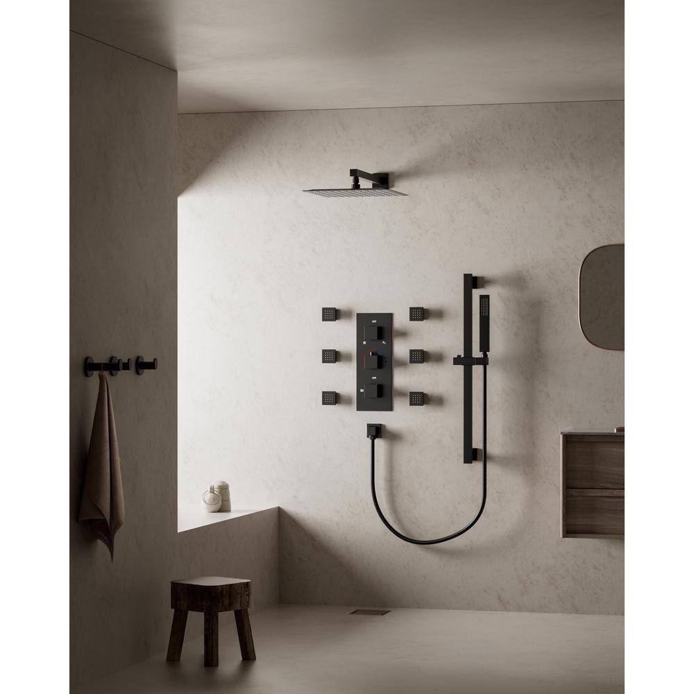 Reviews For Cranach Thermostatic Triple Handle 5 Spray Patterns 12 In