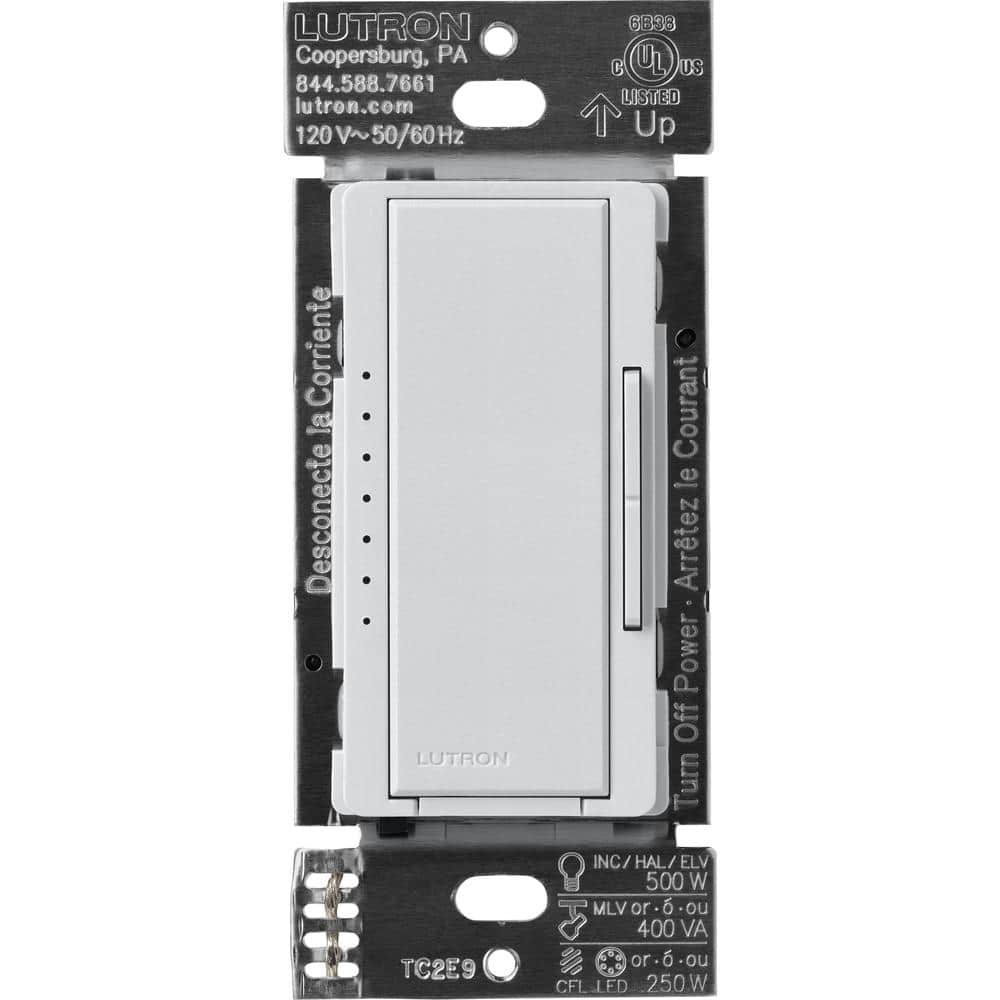 Lutron Maestro PRO LED+ Tap Dimmer Switch for 250W LED, 500W ELV, 400W ...