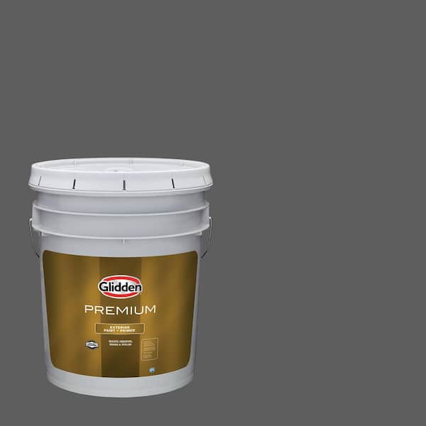Glidden Premium 5 gal. PPG0996-7 Summer Shadow Flat Exterior Latex ...