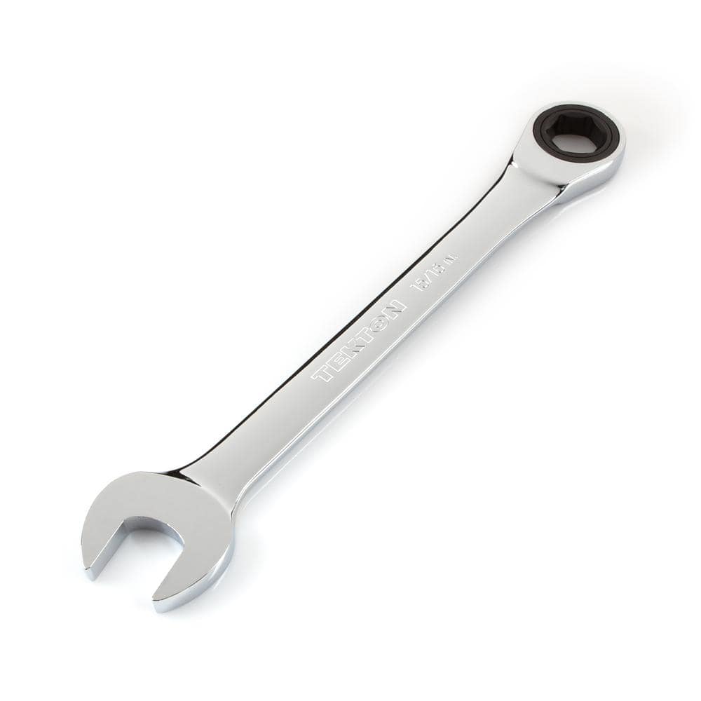 TEKTON 15/16 in. Ratcheting Combination Wrench WRN53017 - The Home Depot