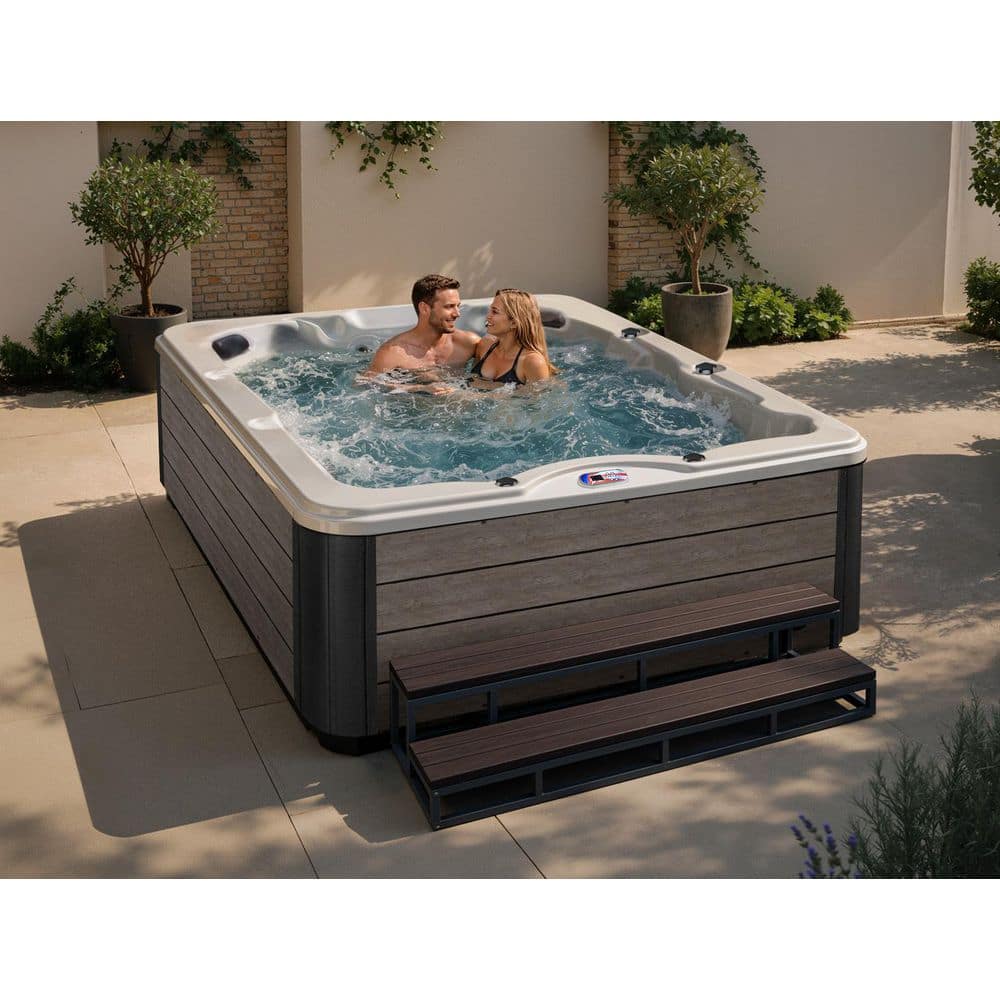 American Spas 6-Person 40-Jet 240-Volt Premium Acrylic Lounger Spa ...