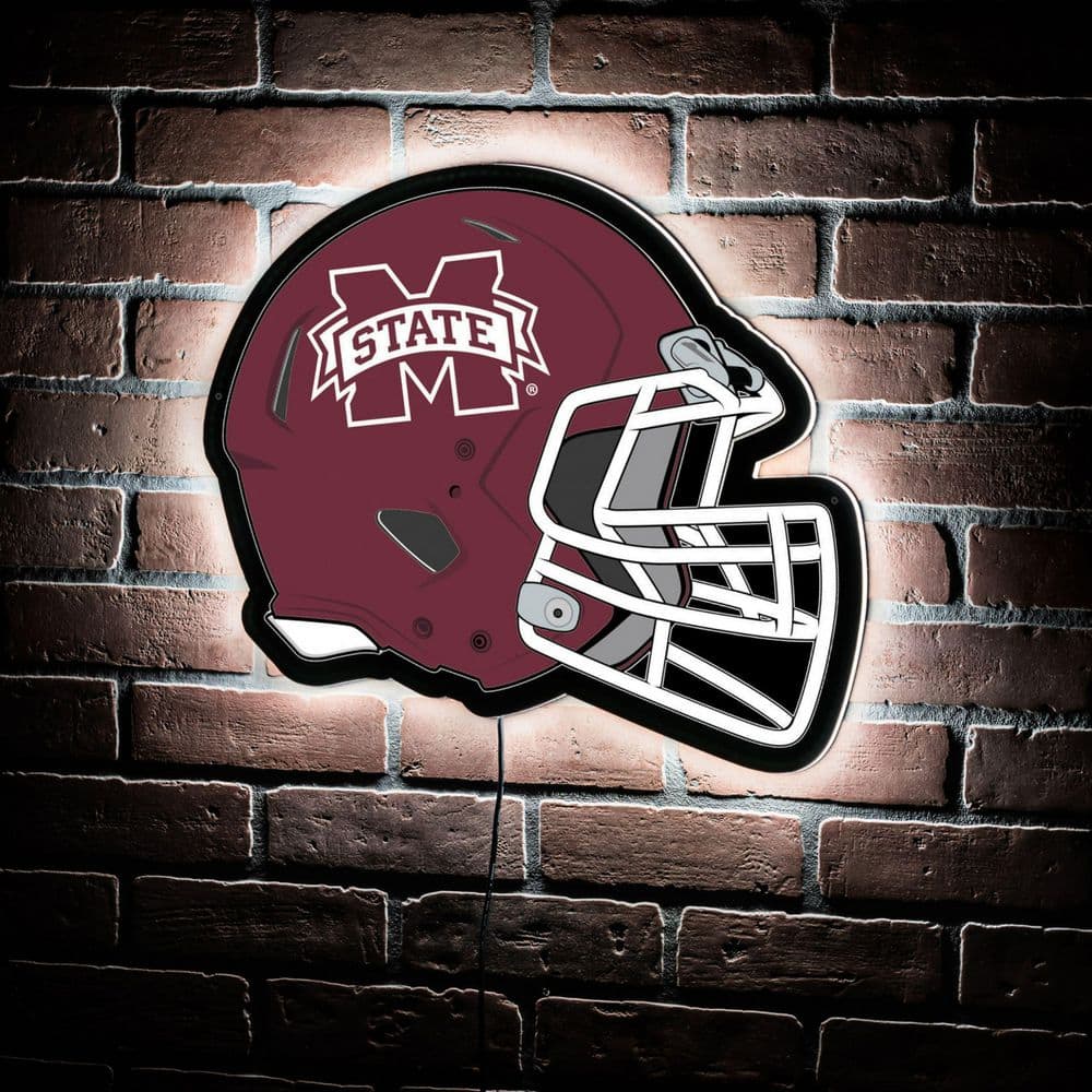 Evergreen Mississippi State University Helmet 19 in. x 15 in. Plug-in ...