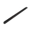TEKTON 3/8 in. Drive x 18 in. Socket Rail, 20 Clips, Black OSR13220 ...