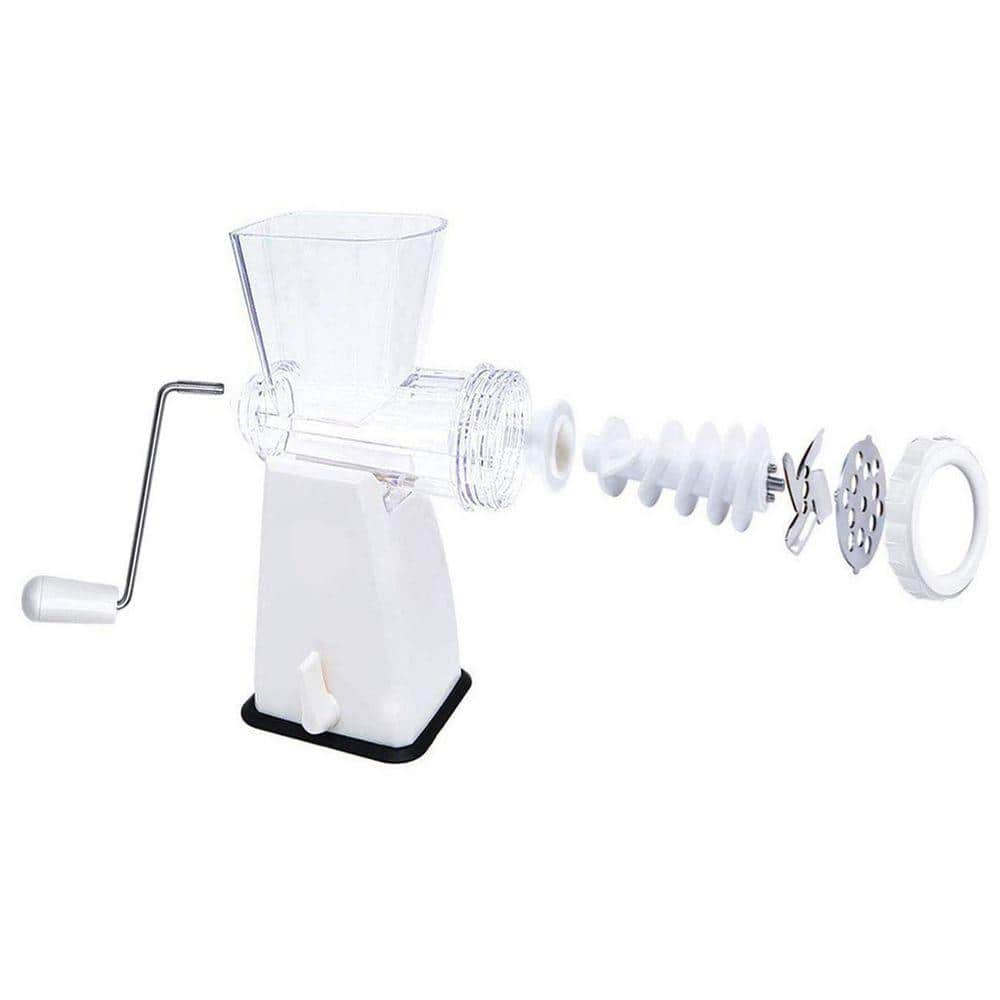 Lynzavix Manual Meat Grinder w/ Stainless Steel Blades, Heavy Duty ...