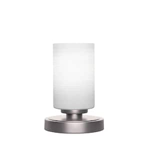 Quincy 8 in. Graphite Accent Lamp with Glass Shade 5R1GP4069 - The Home ...