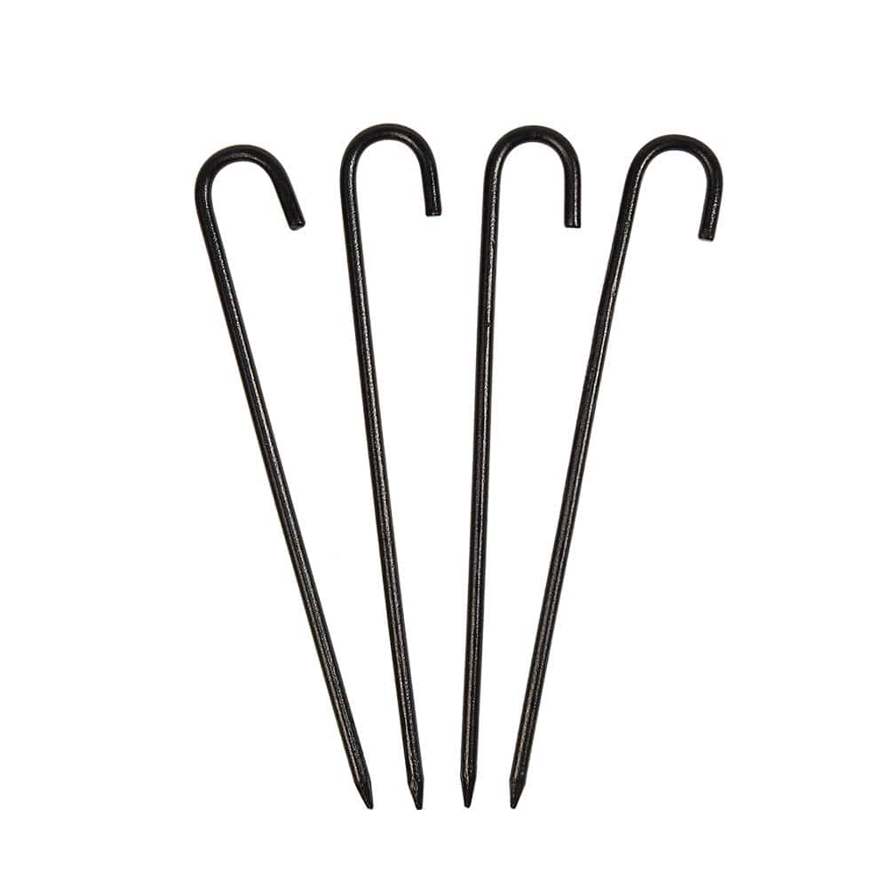 ACHLA DESIGNS Multi Purpose Anchoring Pins, 10 in. Tall, Black Powder ...