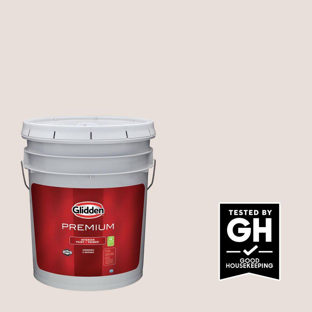 Glidden Premium 5 gal. PPG1079-2 Stone Harbor Satin Interior Latex ...