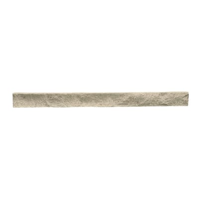 GenStone Stacked Stone Vanilla Bean 12 in. x 12 in. Faux Stone Siding Sample G2SSVBS