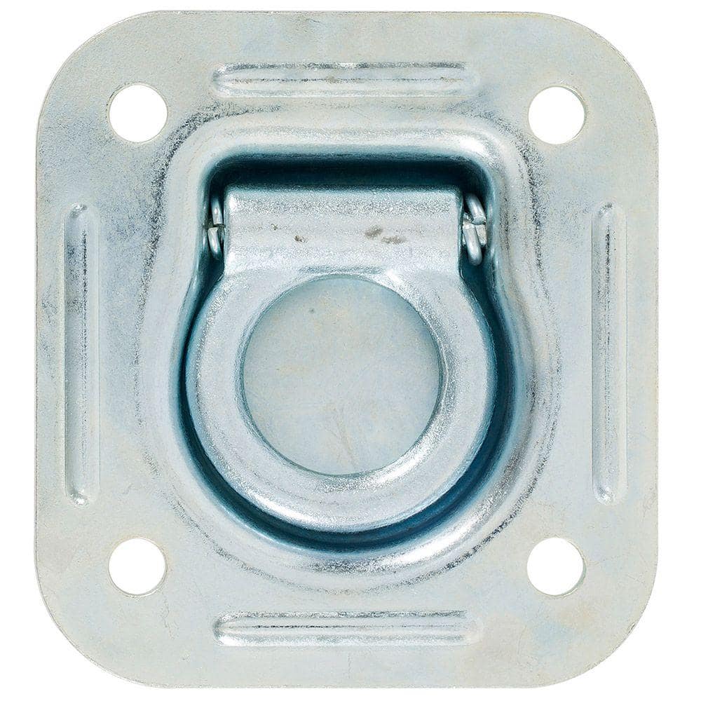Keeper 4-7/16 in. Square Flip Ring Recessed Anchor 89526 - The Home Depot