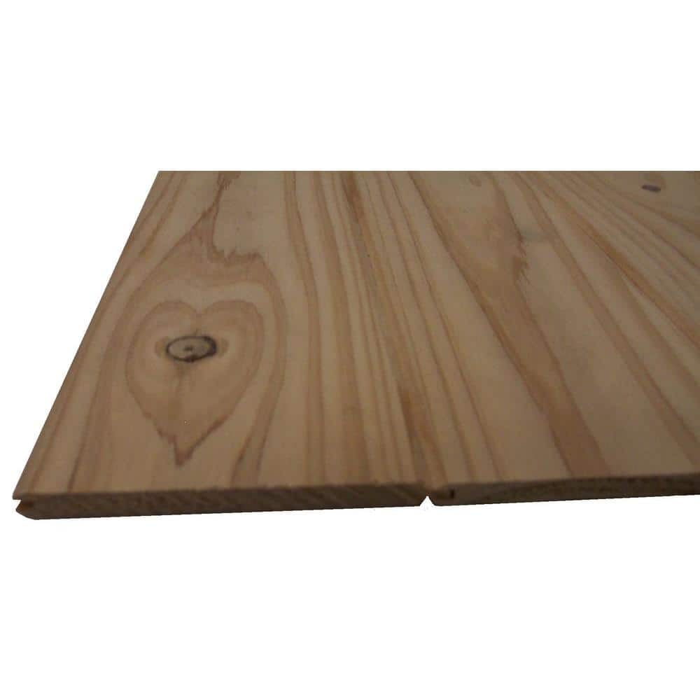 Boise Cascade 5/16 in. x 3-11/16 in. x 8 ft. Pine Edge-V Planks (6-Pack ...