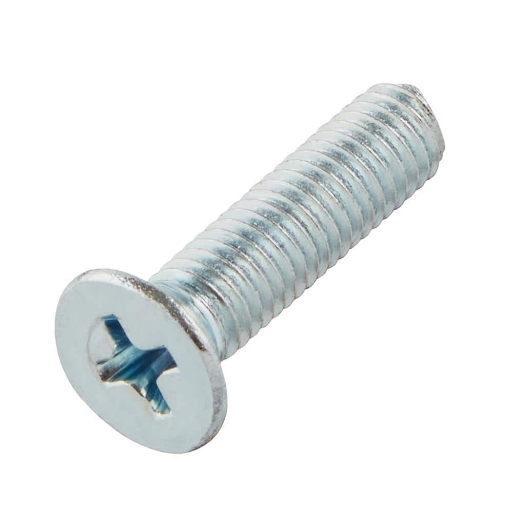 Everbilt M5-0.8x20mm Zinc Flat Head Phillips Drive Machine Screw 3 ...