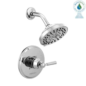 Peerless 1-Handle Wall Mount Shower Faucet Trim Kit in Chrome (Valve ...