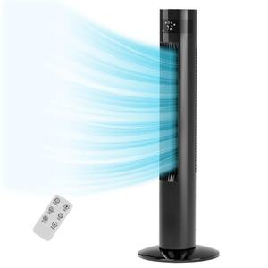 Vie Air 50 in. Luxury Digital 3 Speed High Velocity Tower Fan with ...