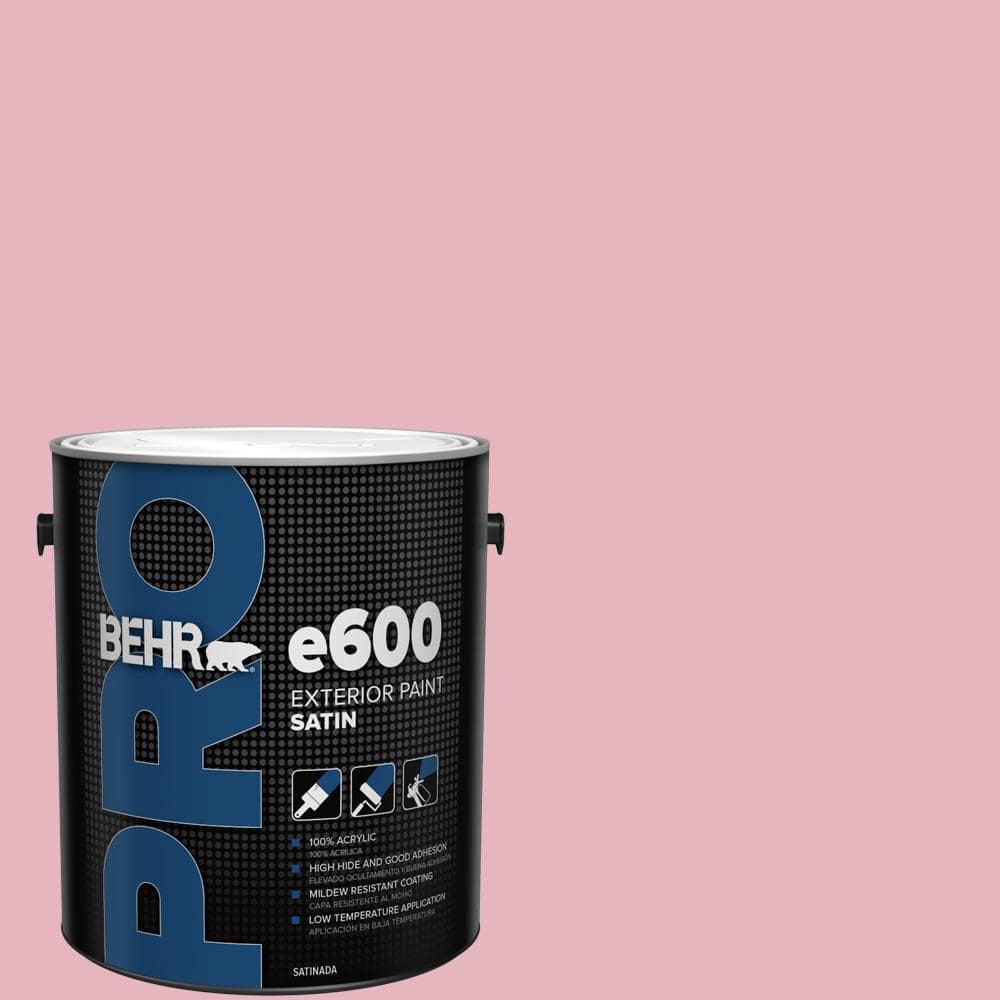 BEHR PRO 1 gal. #M140-3 Premium Pink Satin Exterior Paint PR64001 - The ...