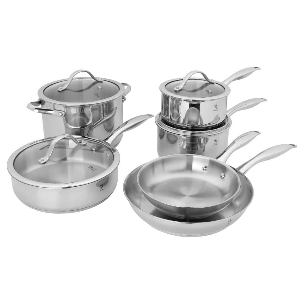 ZWILLING Aragon 10- Piece Stainless Steel Cookware Set 1030568 - The ...