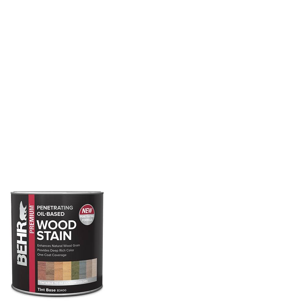 BEHR PREMIUM 1 qt. Clear Tint Base Transparent Oil-Based Penetrating ...