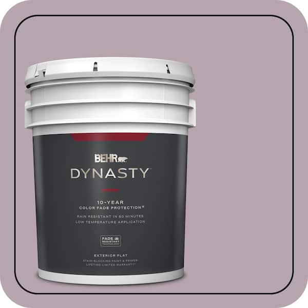 BEHR DYNASTY 5 gal. #690F-4 Midsummer Dream Flat Exterior Stain ...