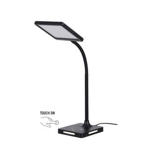 Sheffield Home T-Bar 23 in. Black Wireless Charging LED Task Lamp ...