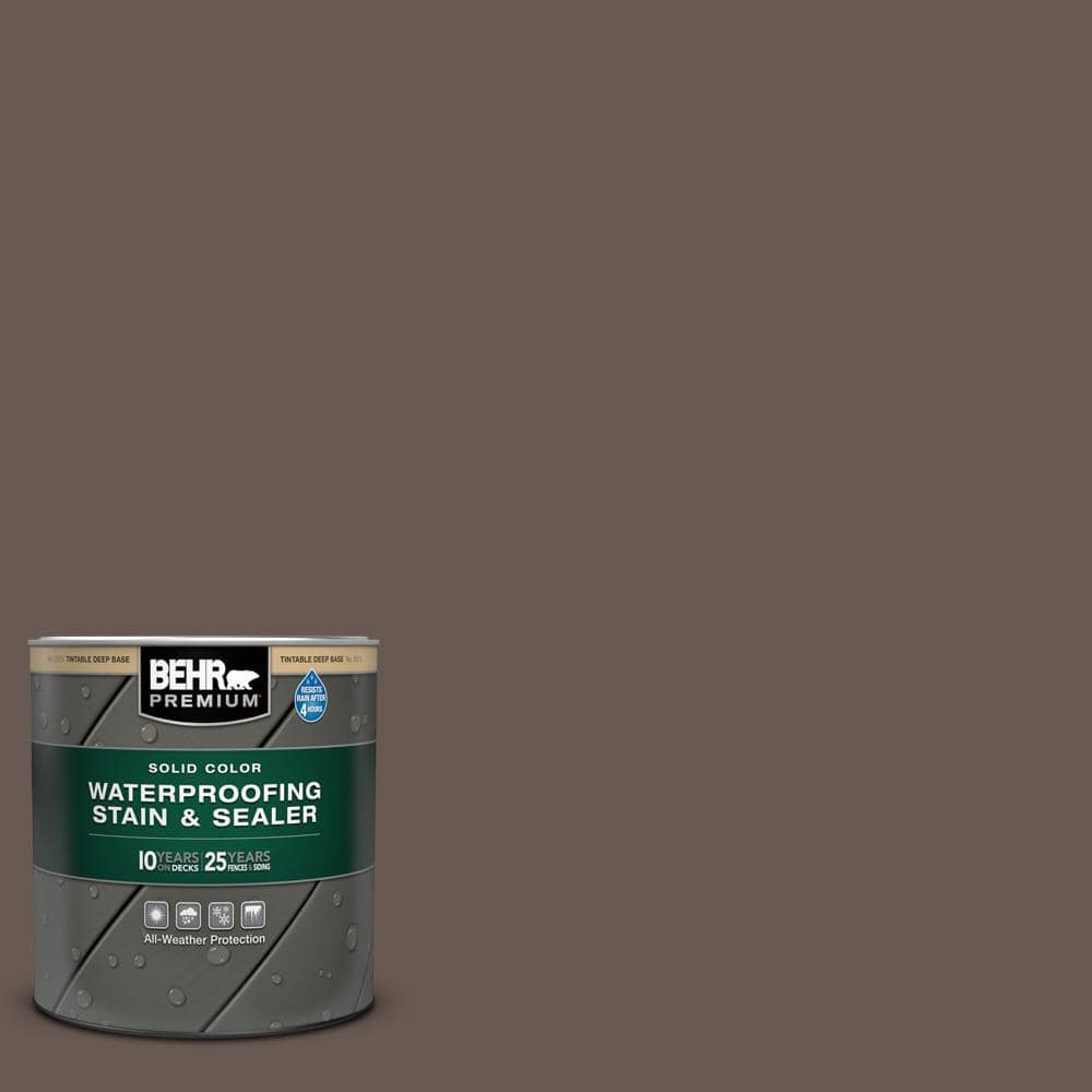 BEHR PREMIUM 1 qt. #MQ2-44 Museum Solid Color Waterproofing Exterior ...